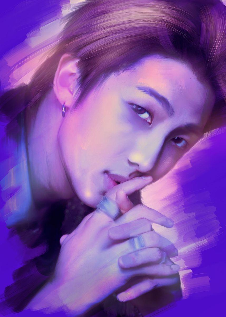 'BTS RM PAINTING' Poster, picture, metal print, paint by vector heroes ...