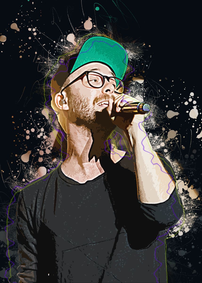 'Mark Forster' Poster, picture, metal print, paint by OOM TEAM | Displate