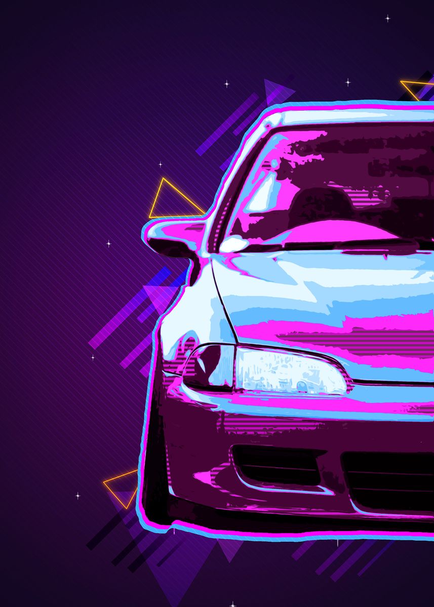 'JAPANESE RACING CAR' Poster by ZHAISHOKU MAKAMURA | Displate