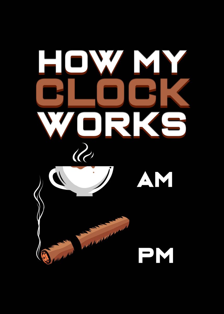 'Cigar Smoking Smoker' Poster, picture, metal print, paint by Biglui ...