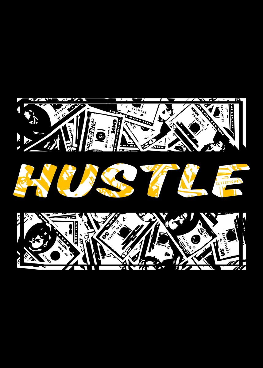 'Hustle' Poster by John DonJoe | Displate