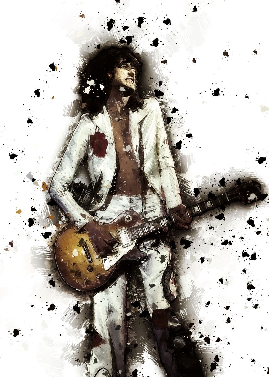 'Jimmy Page' Poster by HD TEAM | Displate