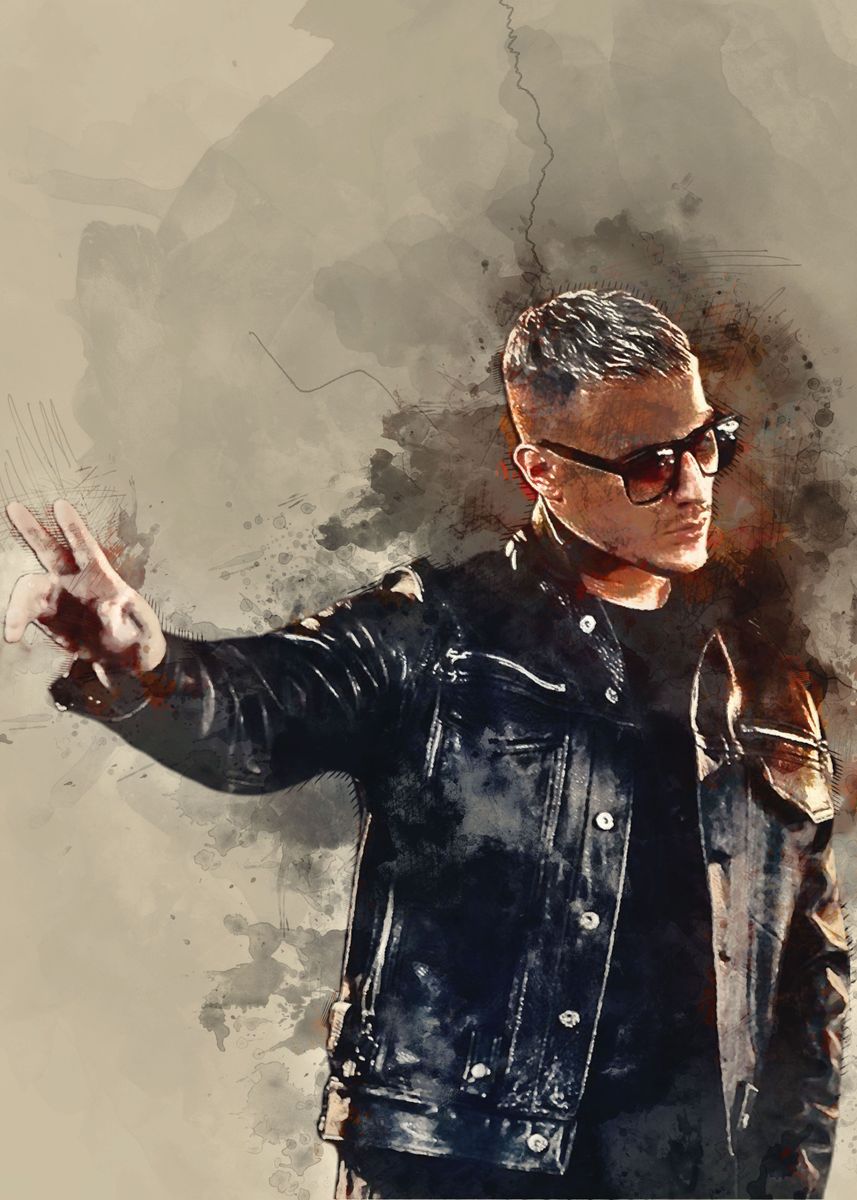 'DJ Snake' Poster, picture, metal print, paint by MDA STUDIO | Displate