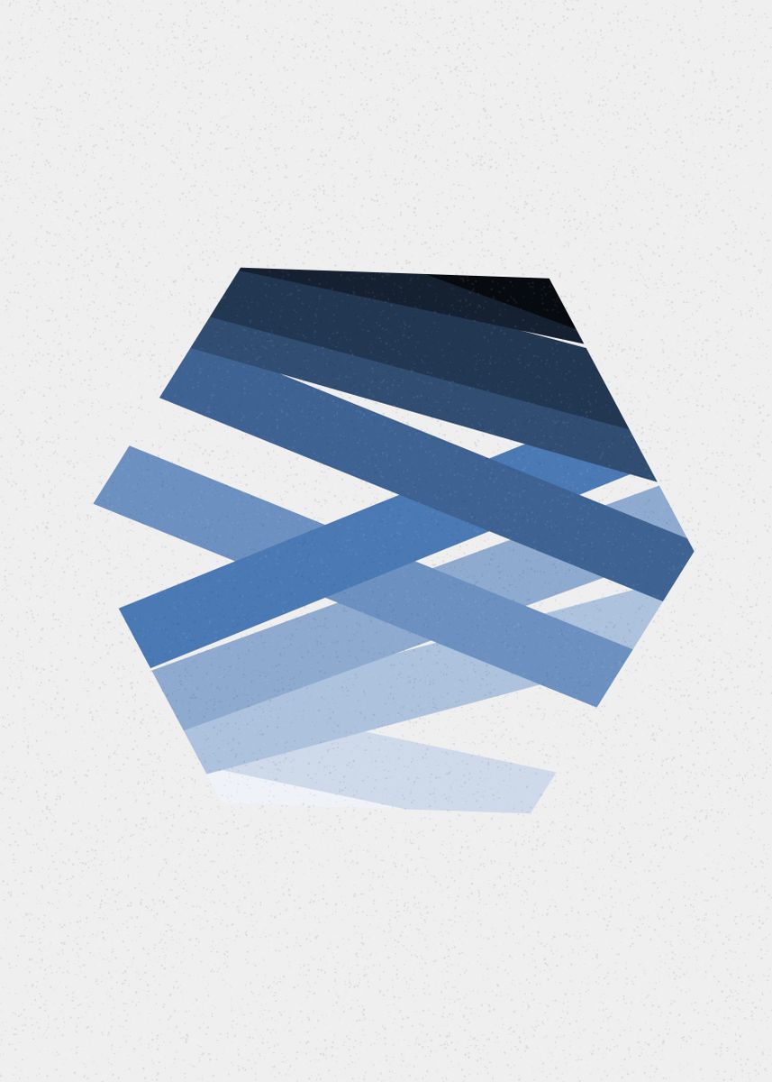 'Crossing lines' Poster, picture, metal print, paint by Iurii Vlasenko ...