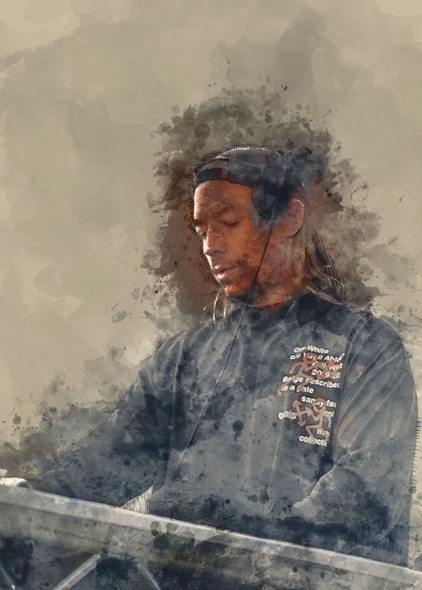 'Diplo' Poster, picture, metal print, paint by MDA STUDIO | Displate