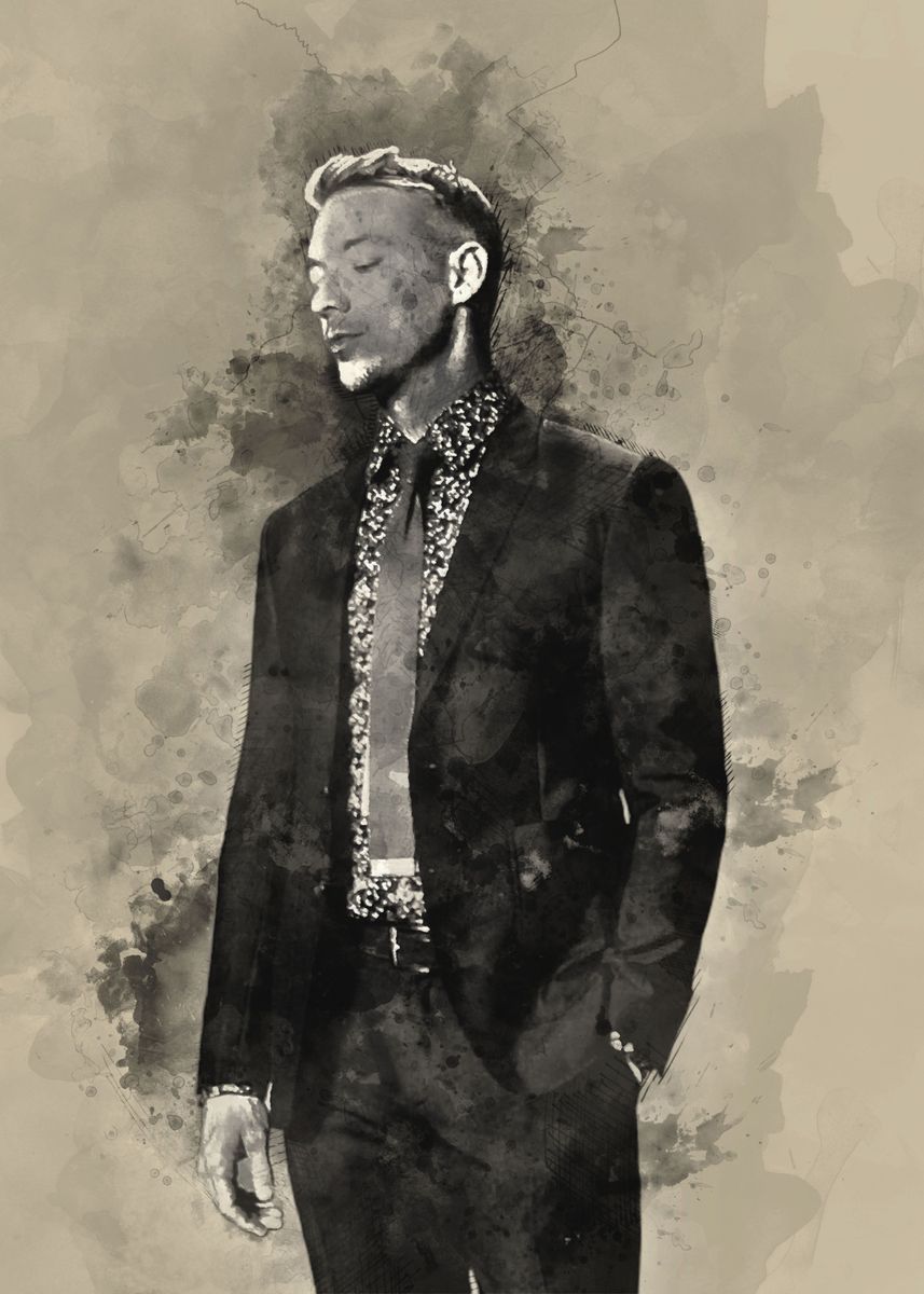 'Diplo' Poster, picture, metal print, paint by MDA STUDIO | Displate