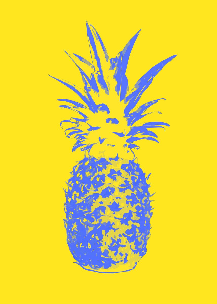 'pineapple' Poster by SplashDesign | Displate