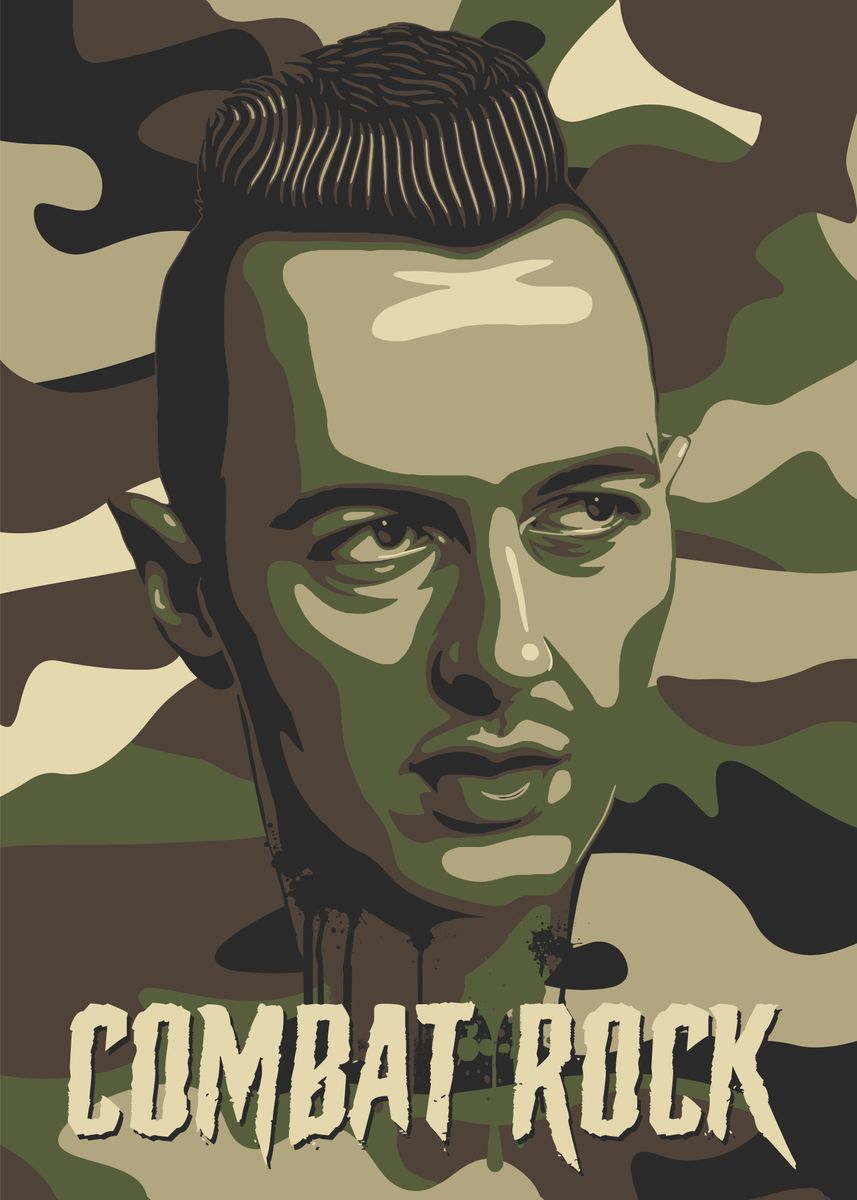 'Combat Rock' Poster by Santiago Vidal | Displate