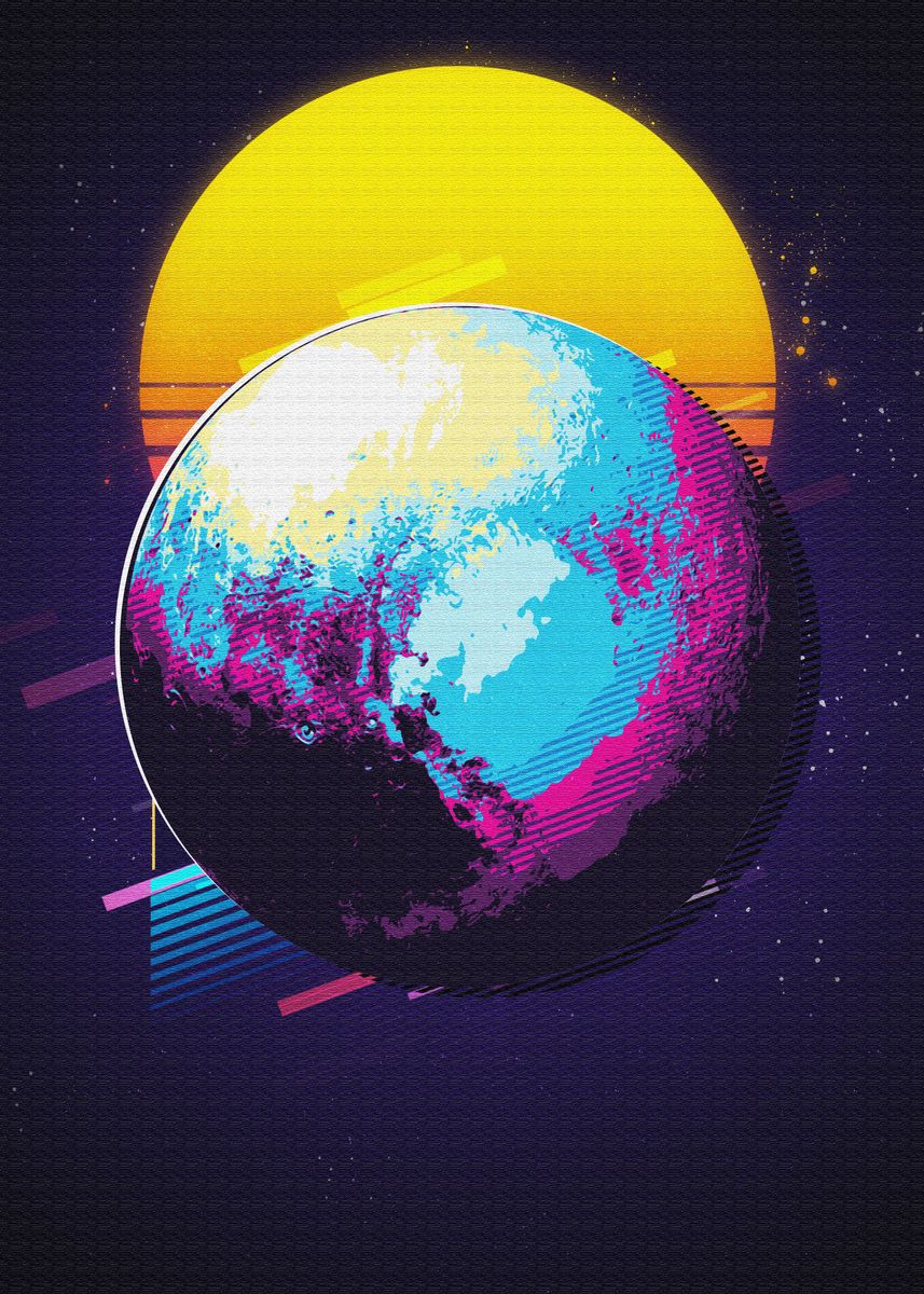 'Pluto' Poster by hornolsen | Displate