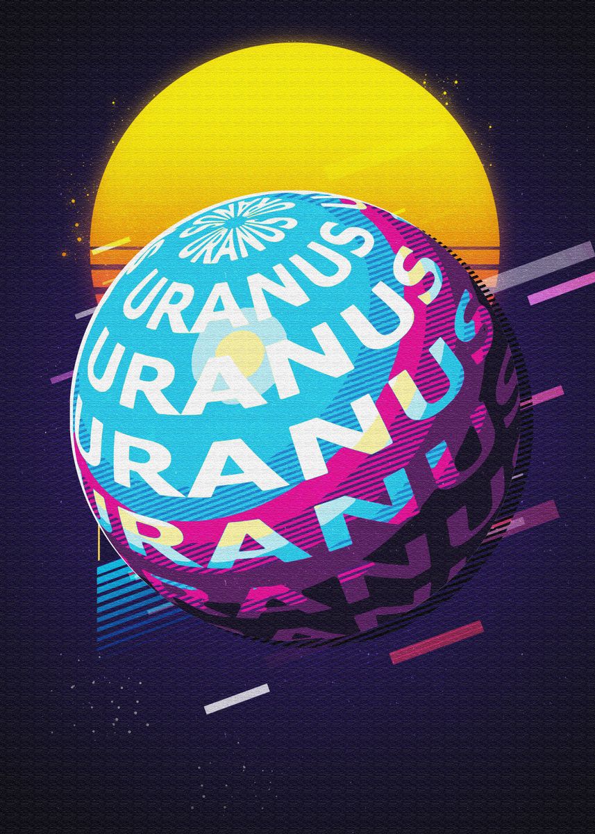 'Uranus' Poster, picture, metal print, paint by olsenwood | Displate