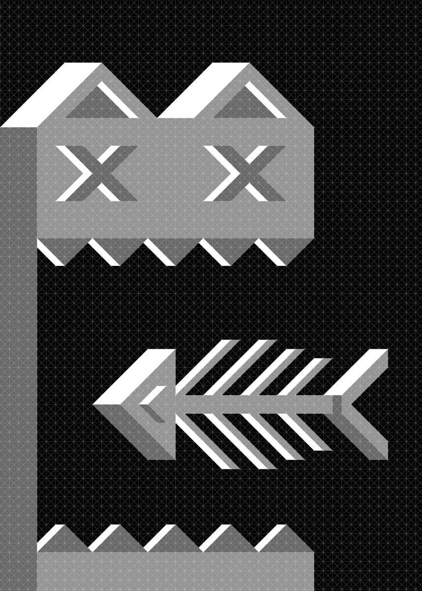 'Hungry Cat' Poster by Dane Zade | Displate