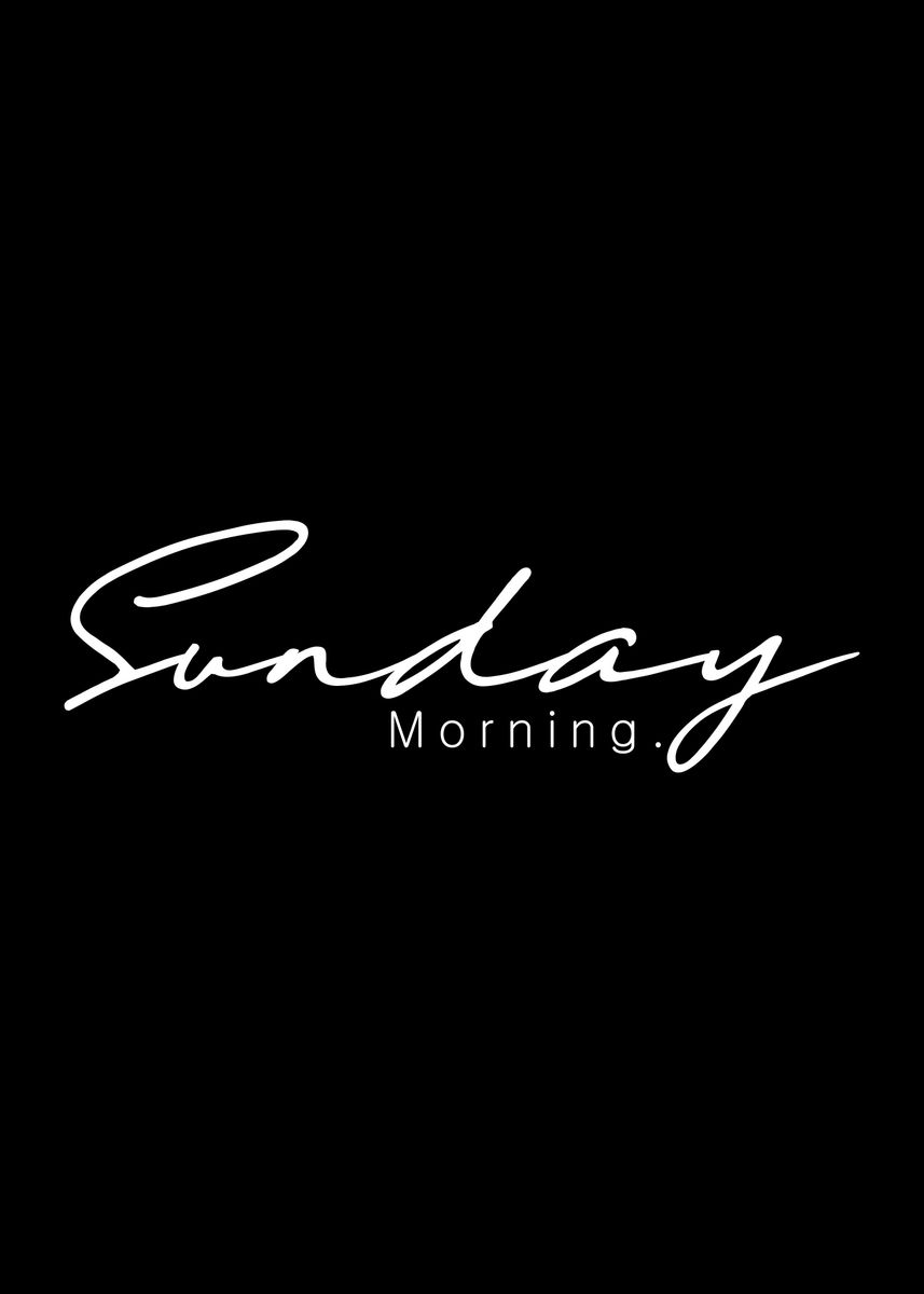 'Sunday Morning' Poster, picture, metal print, paint by Coldbrew ...
