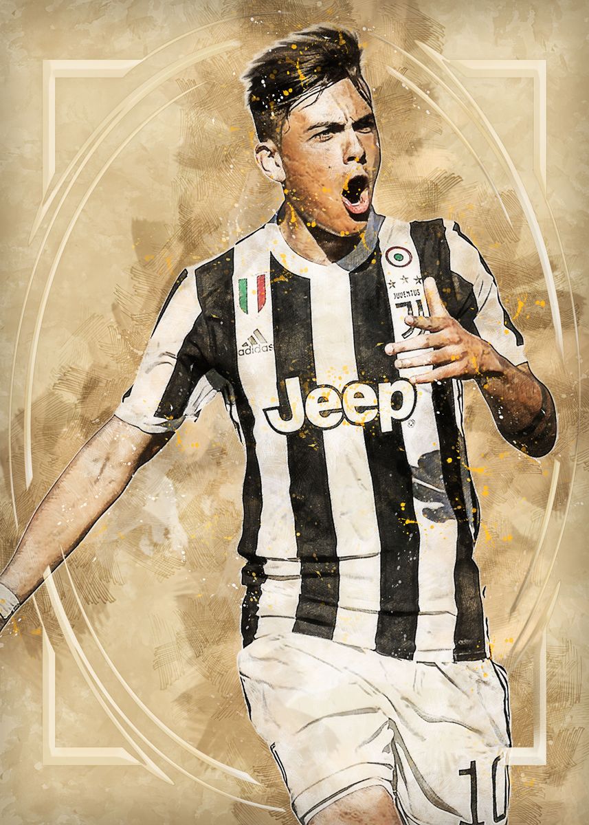 'Paulo Dybala' Poster, picture, metal print, paint by Josiah Mcdowell ...