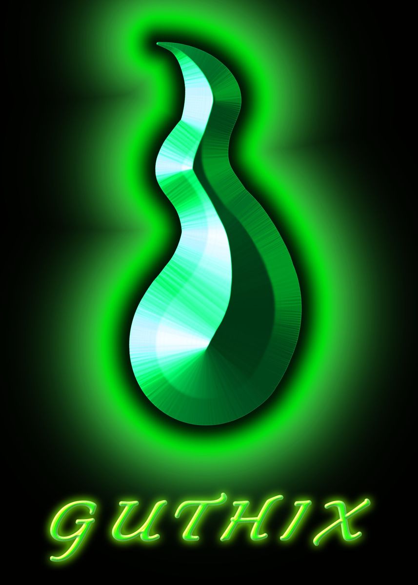 'Guthix' Poster, picture, metal print, paint by Brando S | Displate