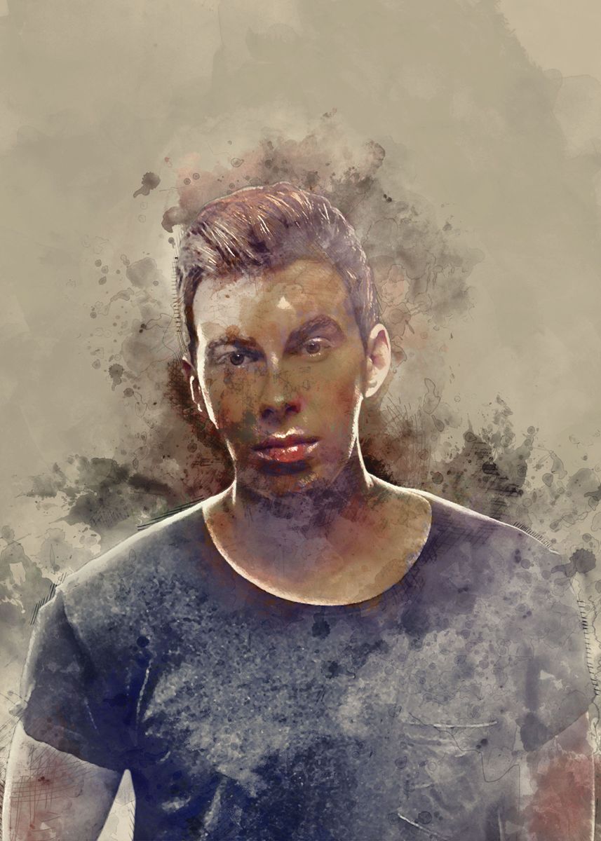 'Hardwell' Poster, picture, metal print, paint by MDA STUDIO | Displate