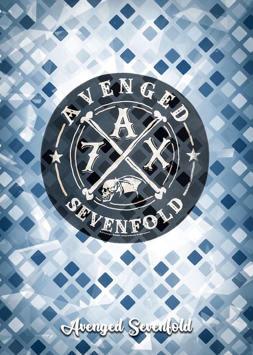 'Avenged Sevenfold' Poster, picture, metal print, paint by Elliott ...