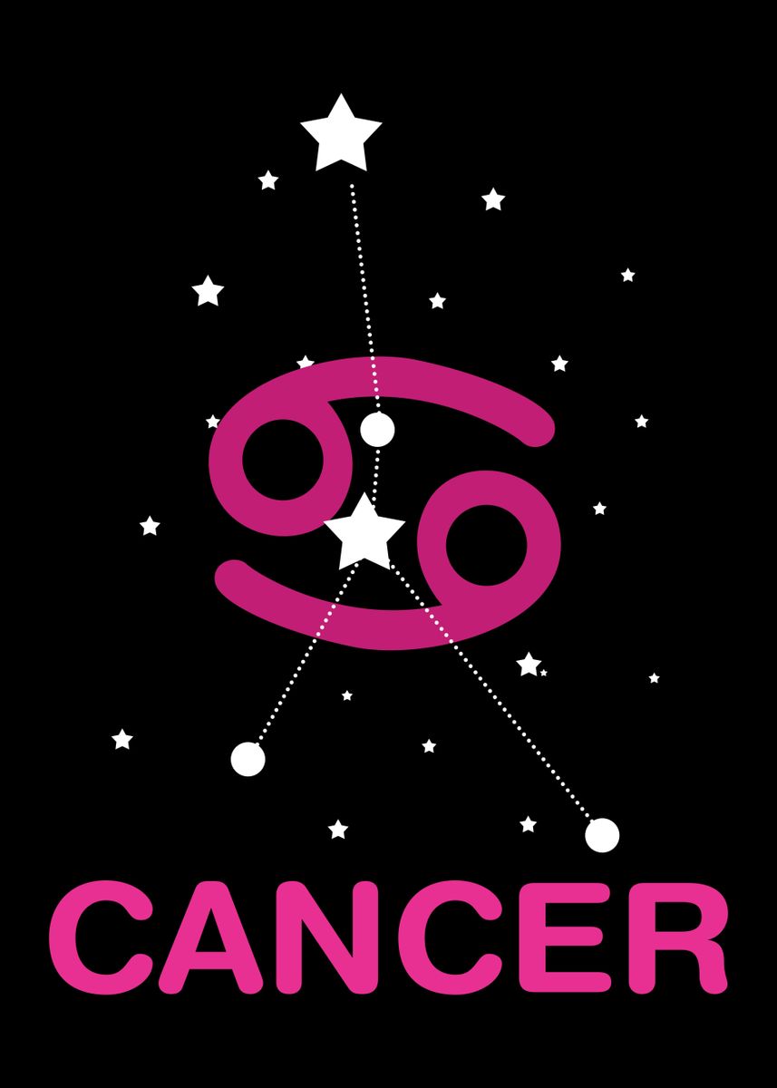 'Zodiac Horoscope Cancer' Poster, picture, metal print, paint by ...