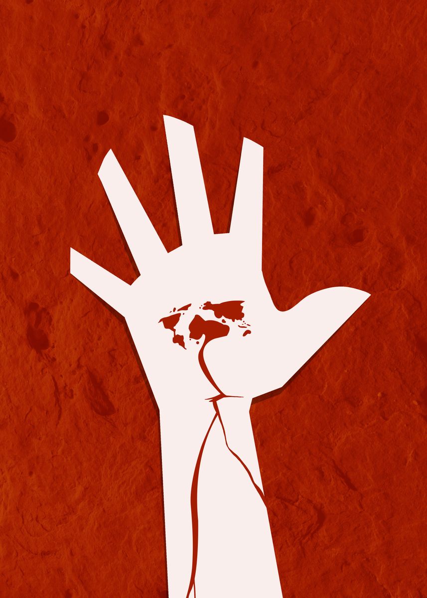 'The World in His hand' Poster, picture, metal print, paint by Bible ...