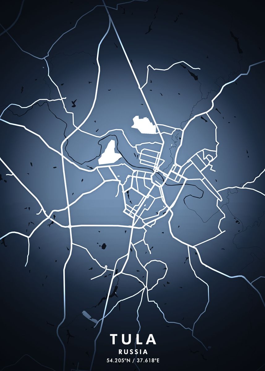 'Tula Map Posters' Poster, picture, metal print, paint by Merah Djoeang ...