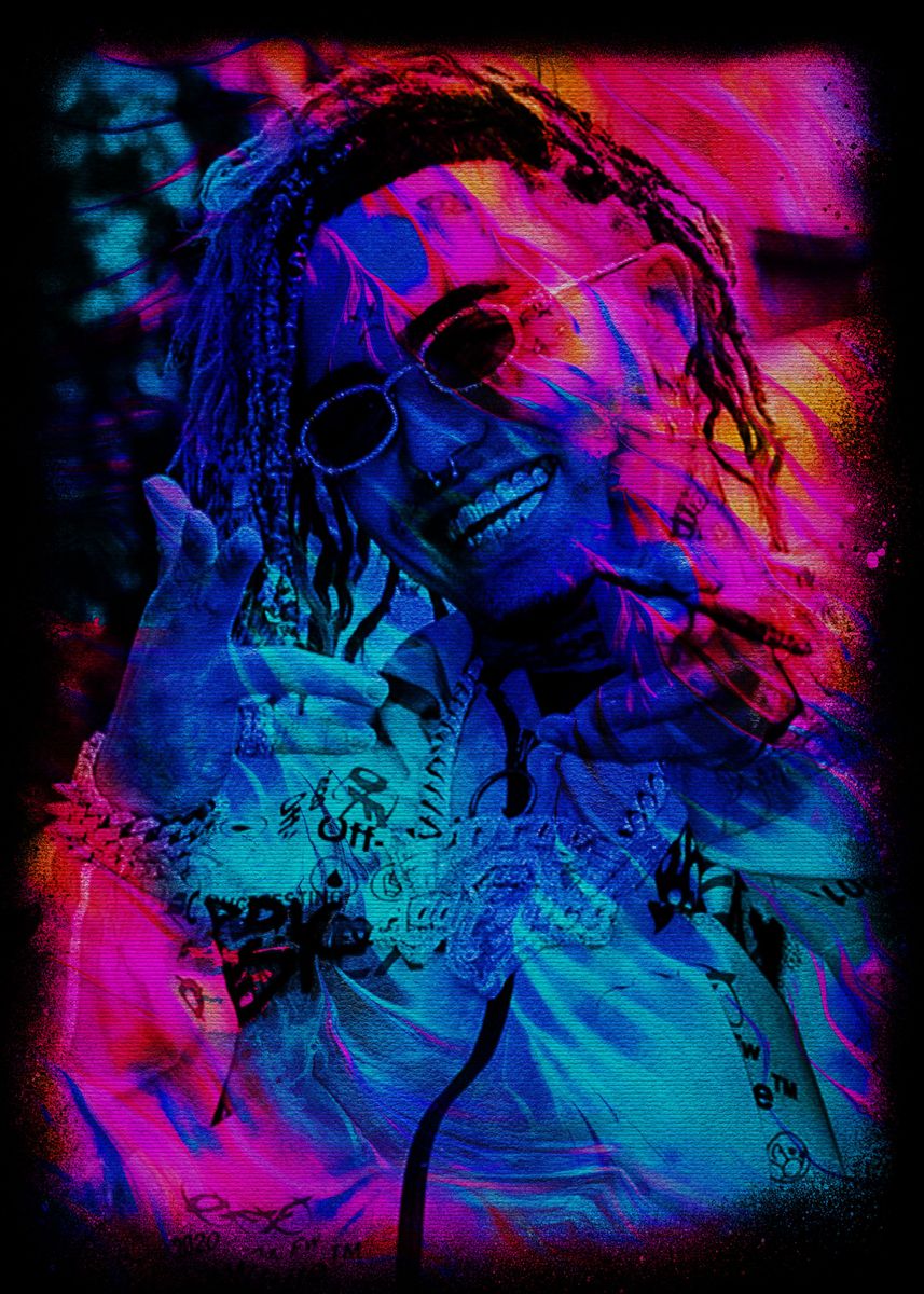 'LIL PUMP' Poster, picture, metal print, paint by Most Popular Cult ...