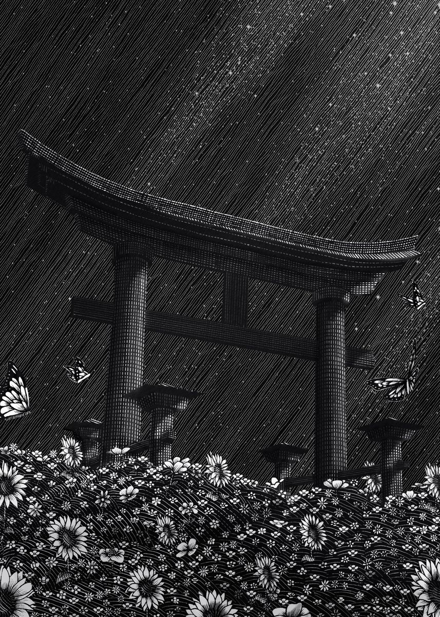 'The garden' Poster, picture, metal print, paint by Bruno Kerling ...