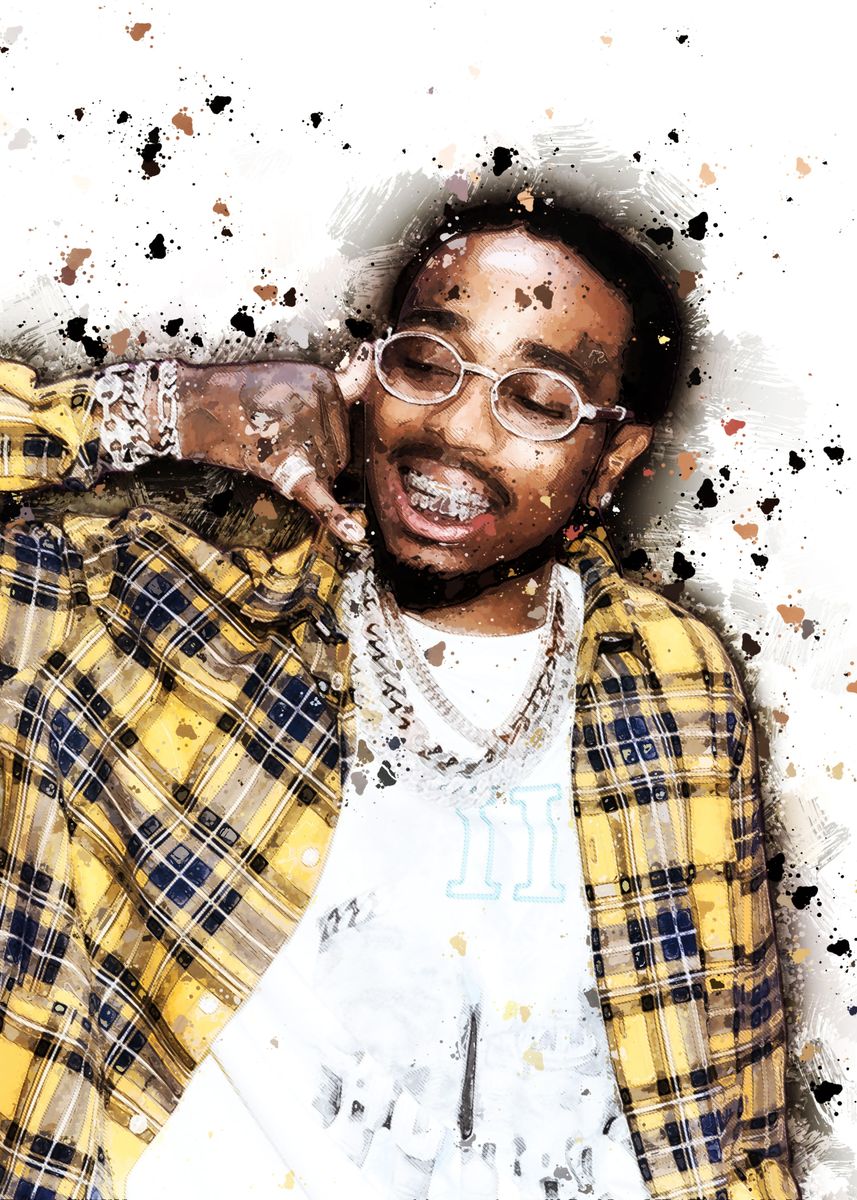 'Quavo' Poster, picture, metal print, paint by DTW GROUP | Displate