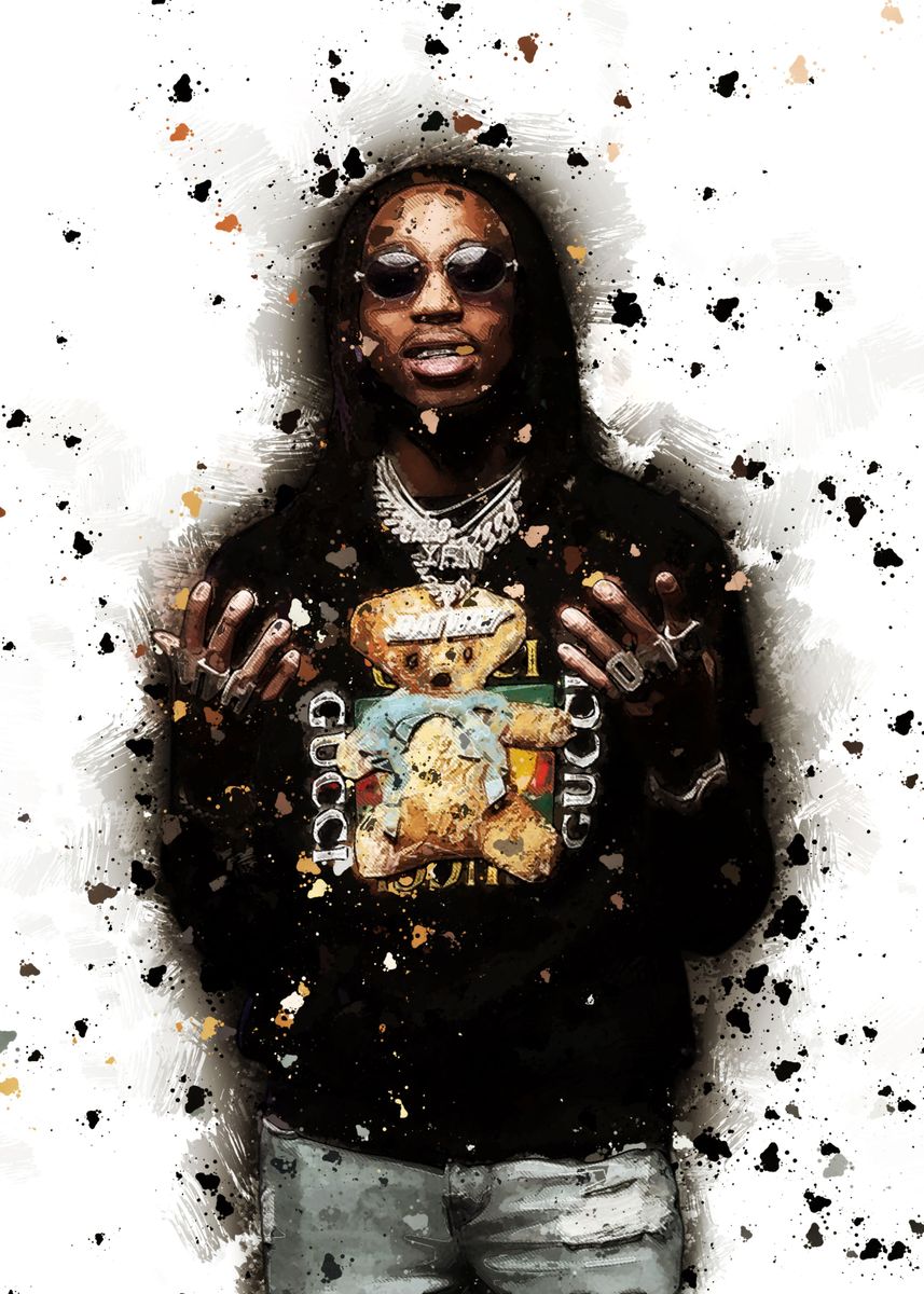 'Quavo' Poster, picture, metal print, paint by DTW GROUP | Displate