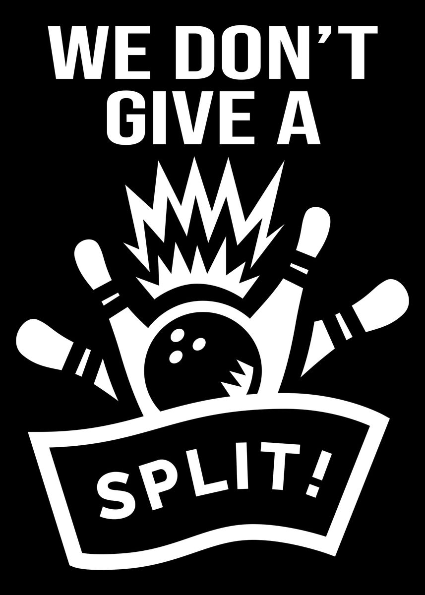 'We Dont Give A Split' Poster, picture, metal print, paint by Timo ...