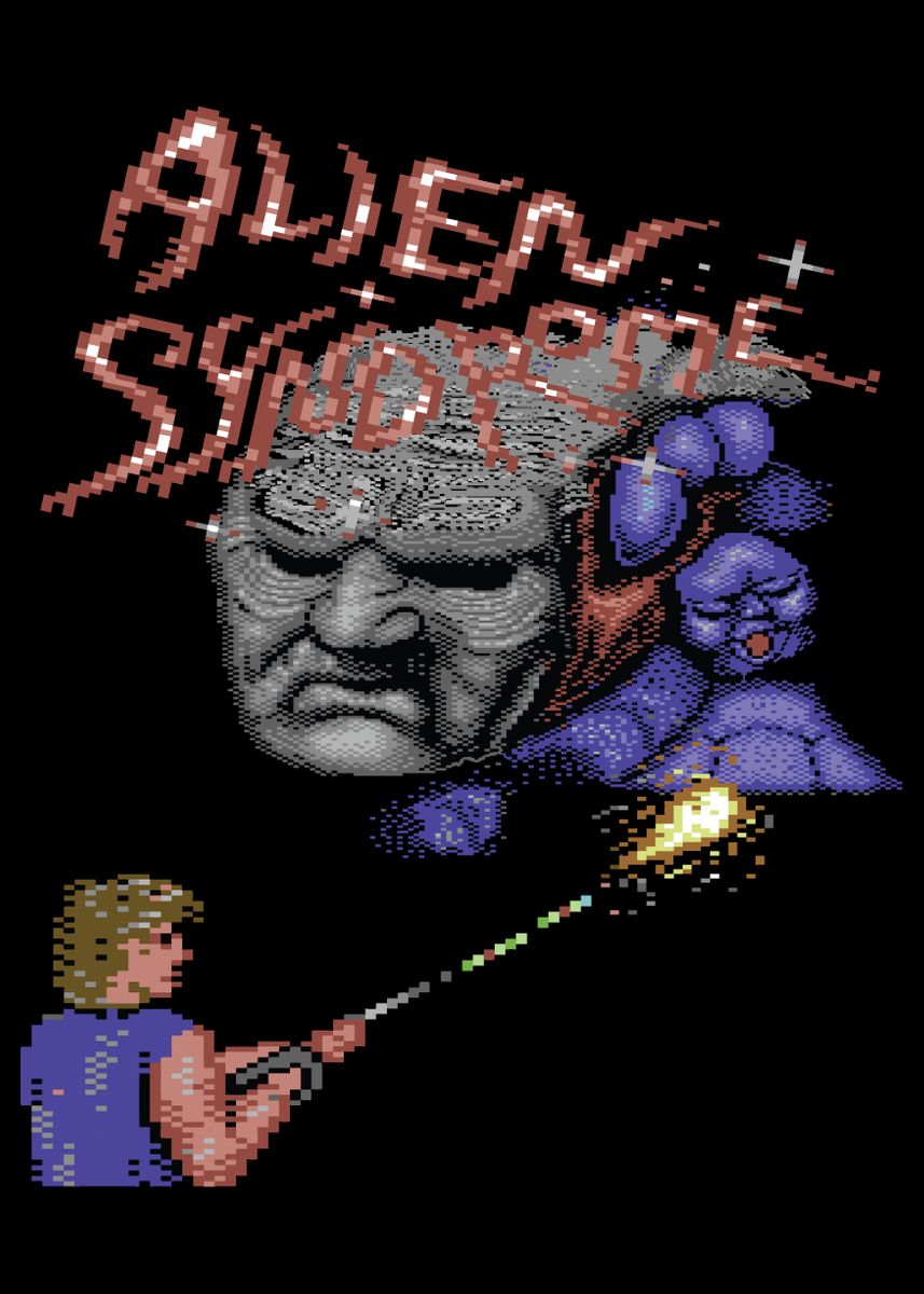 'Alien Syndrome' Poster, picture, metal print, paint by Chris Corkin ...