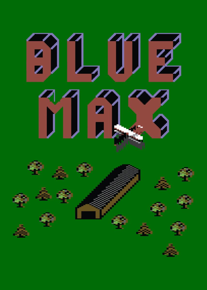 'Blue Max' Poster by Chris Corkin | Displate