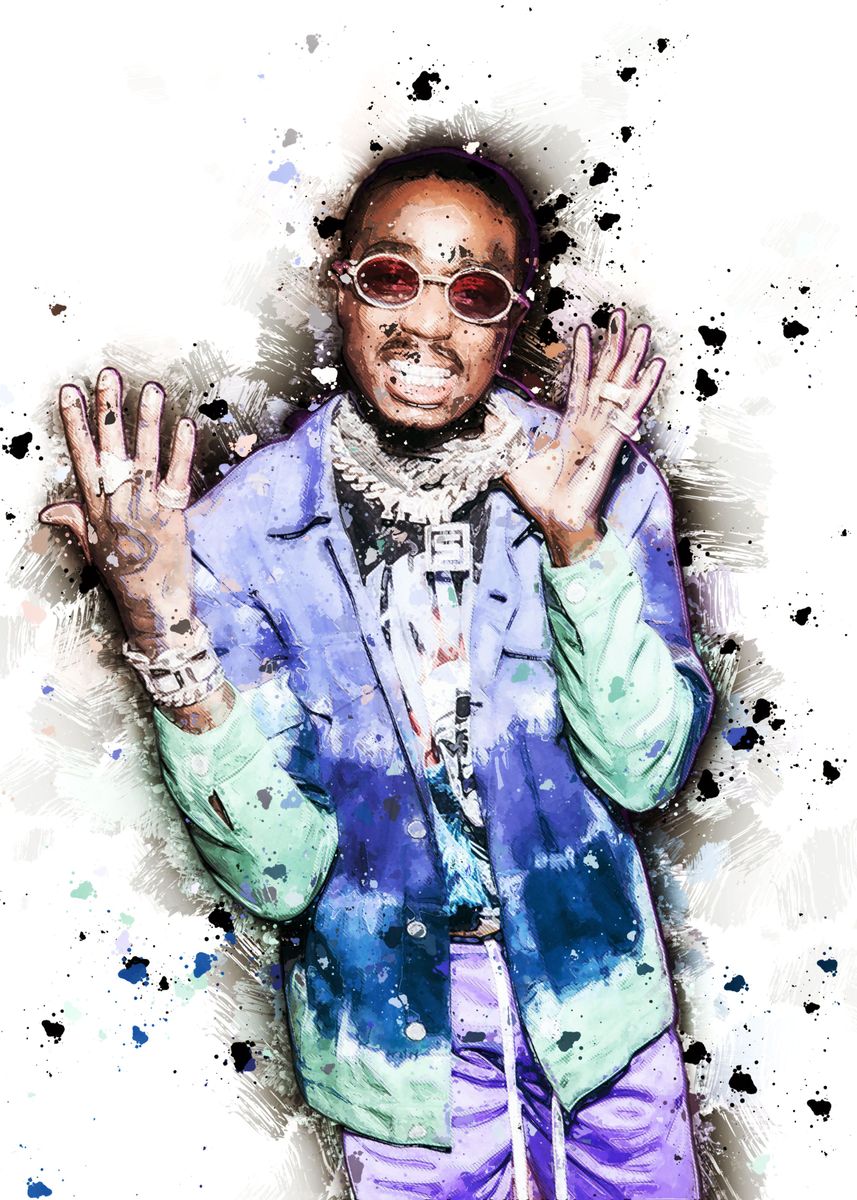 'Quavo' Poster, picture, metal print, paint by DTW GROUP | Displate