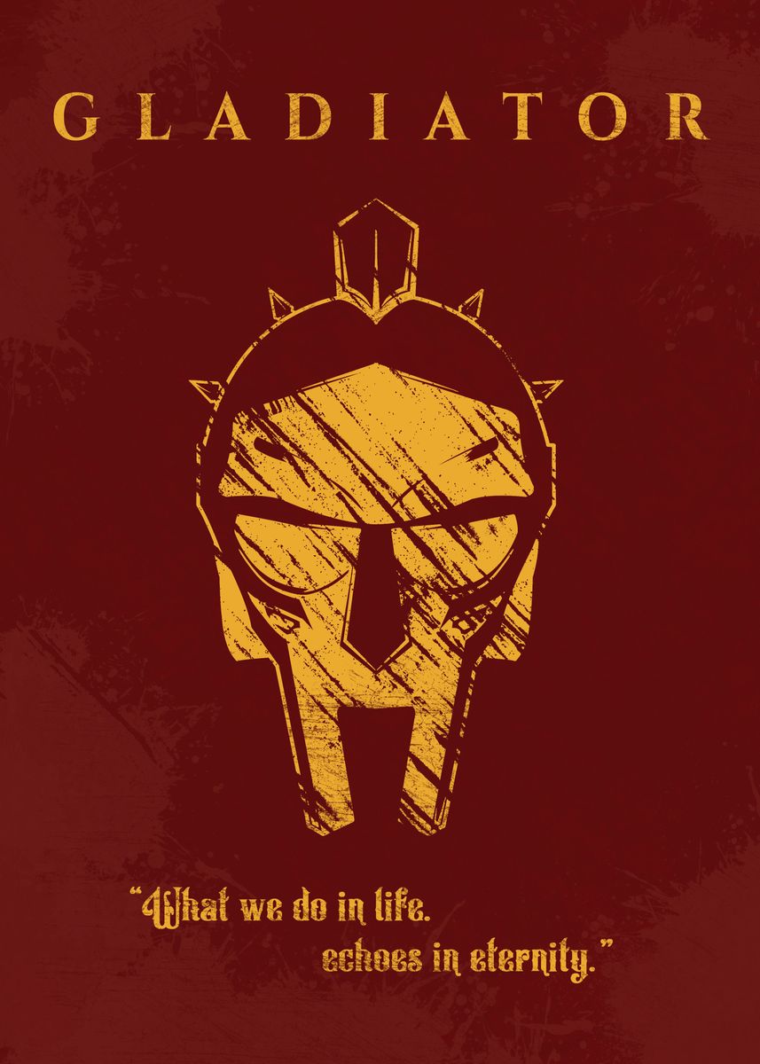 'Gladiator' Poster, picture, metal print, paint by Schattenjager | Displate