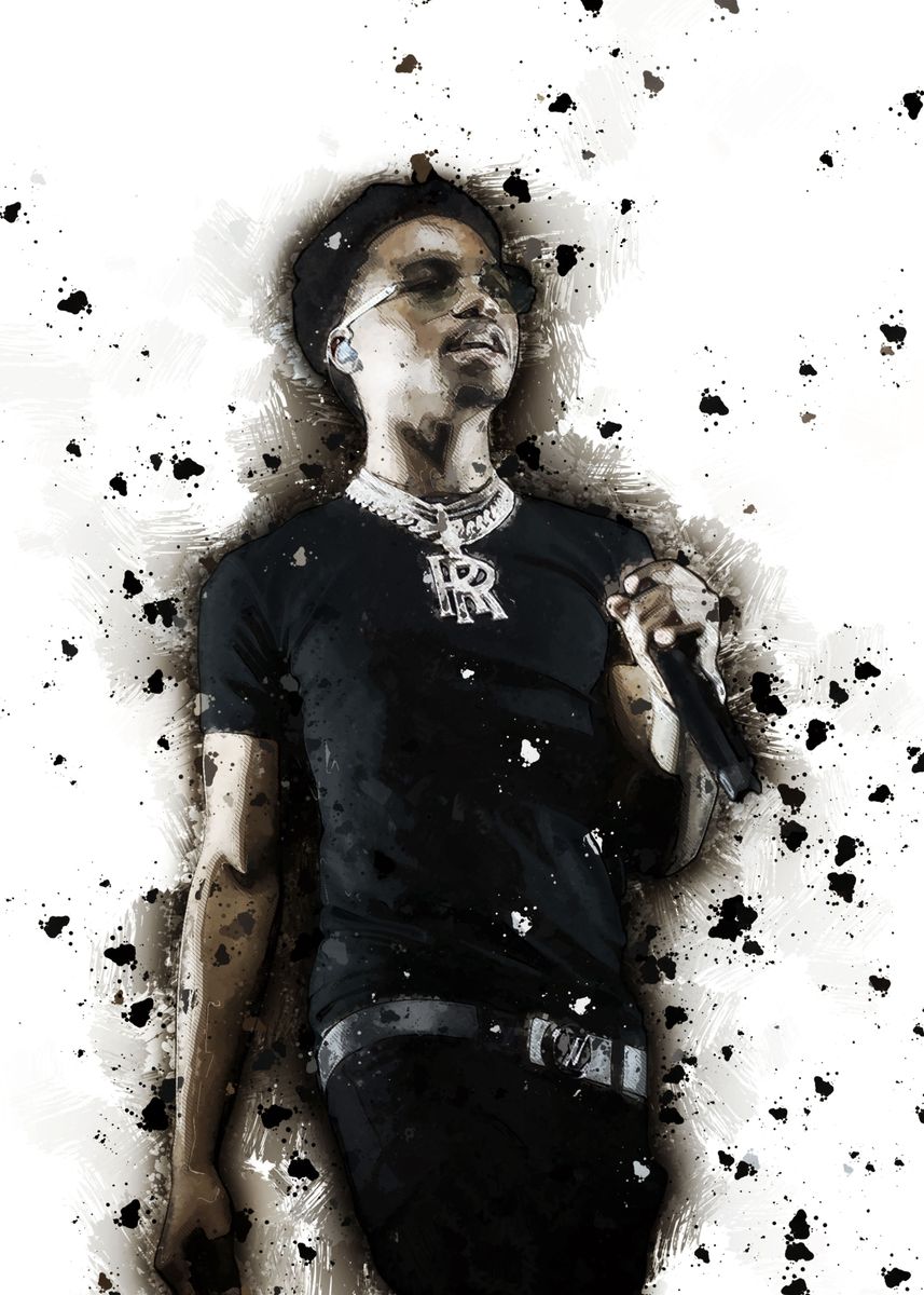 'Roddy Ricch' Poster, picture, metal print, paint by DTW GROUP | Displate