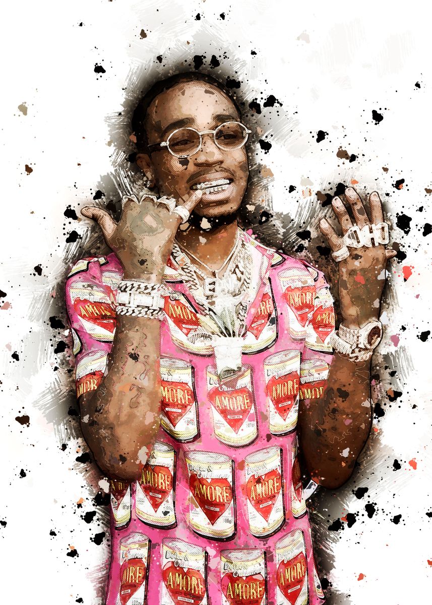 'Quavo' Poster, picture, metal print, paint by DTW GROUP | Displate