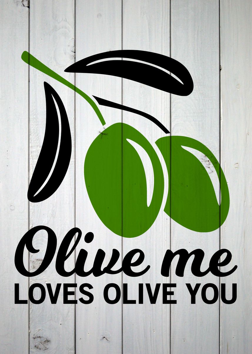 'OLIVE ME FARMHOUSE' Poster by Atomic Chinook | Displate