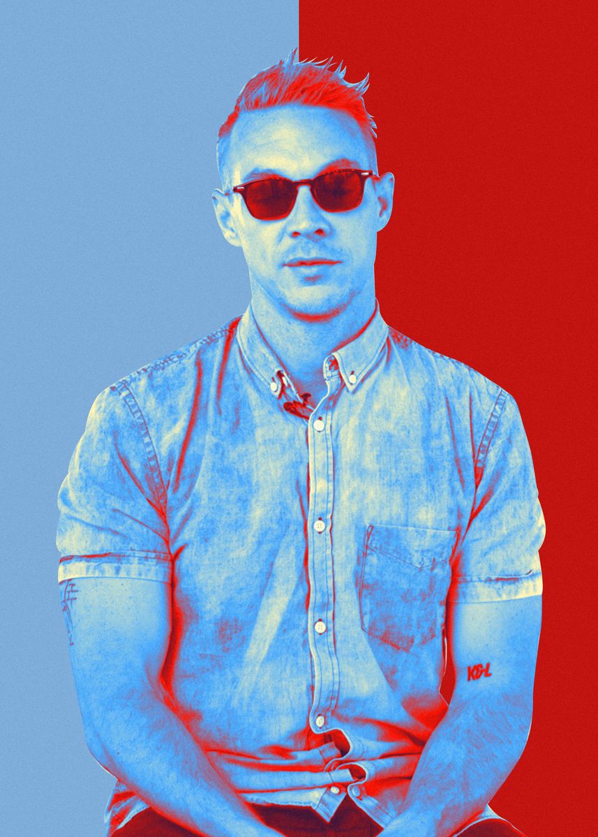 'Diplo Rave Tiesto Owsla DJ' Poster by erwin saputra art | Displate