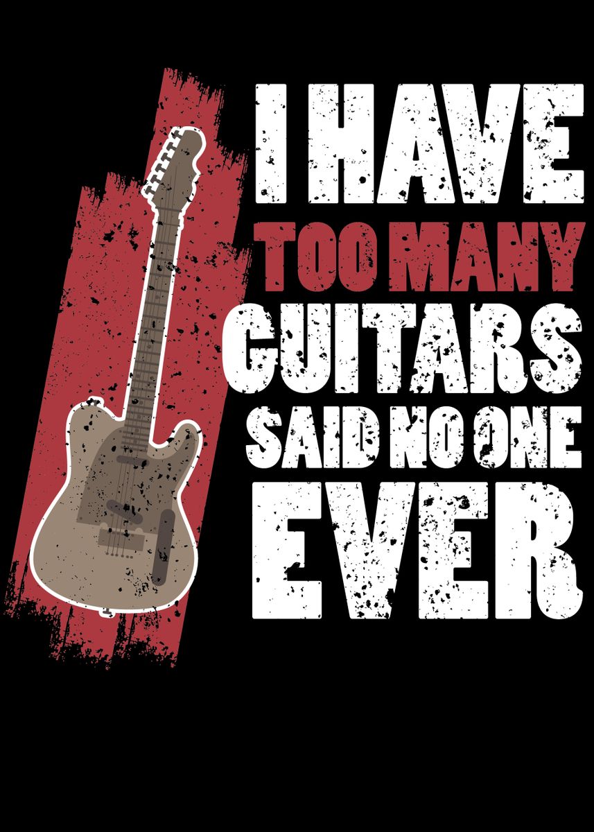 'Guitarist Guitar Musician' Poster, picture, metal print, paint by ...