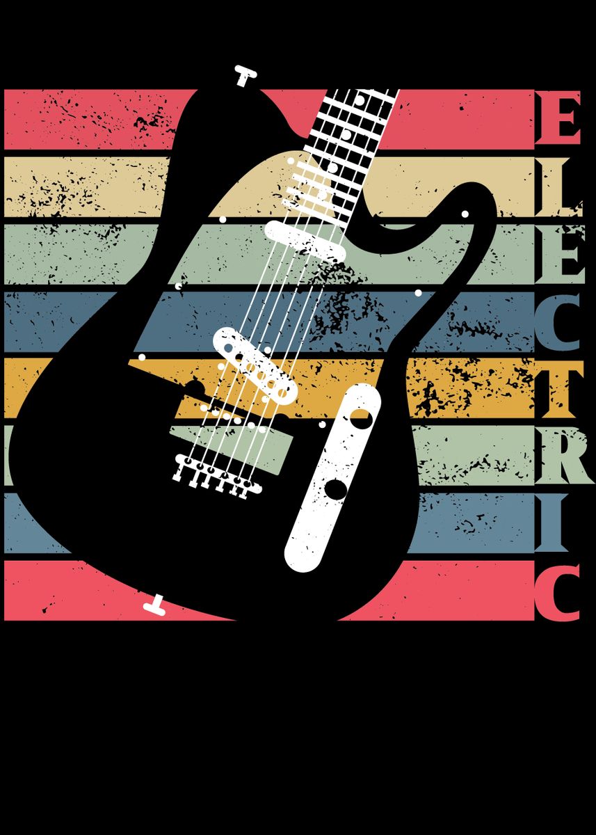 'Guitarist Guitar Musician' Poster, picture, metal print, paint by ...