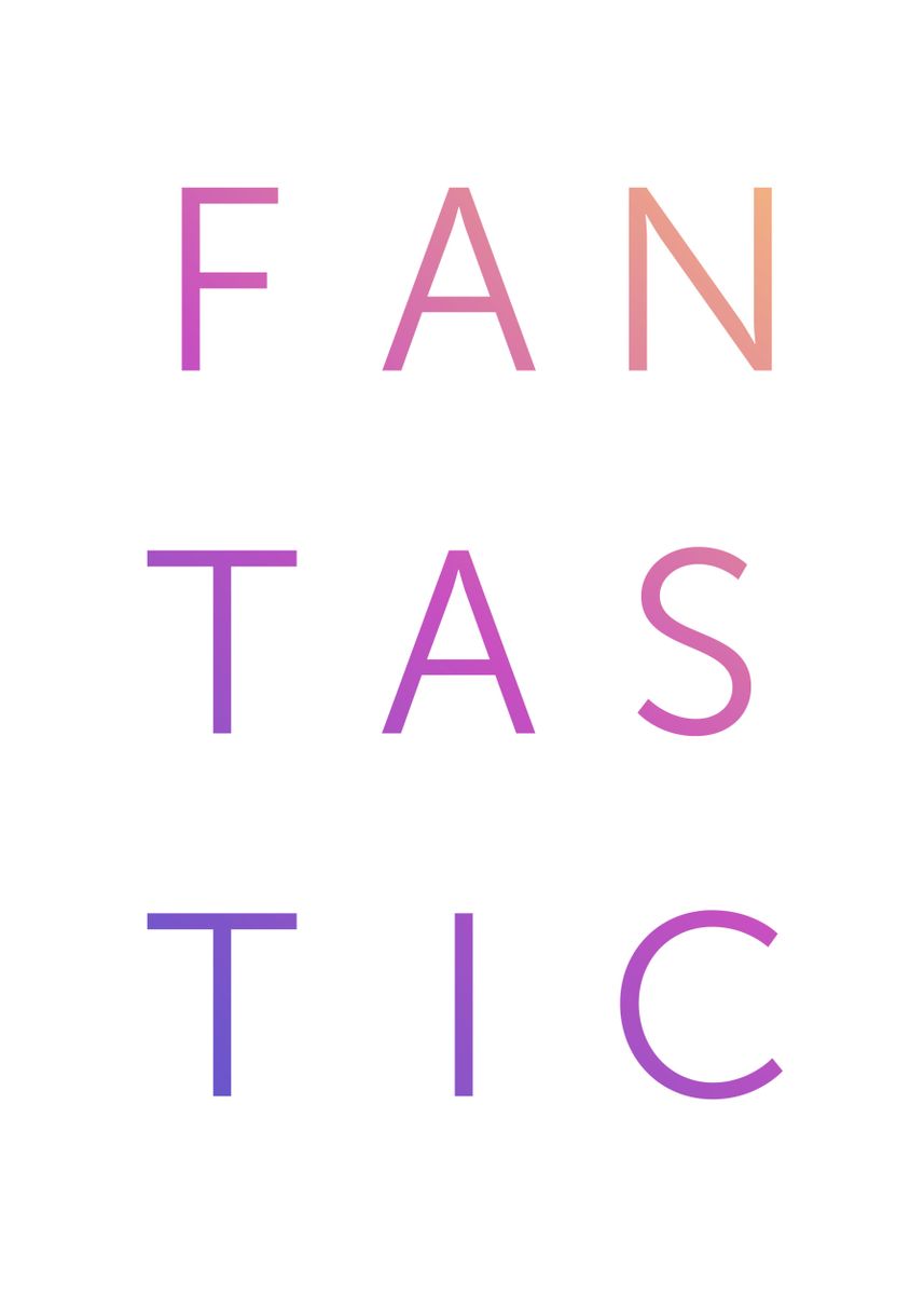 'Fantastic Print' Poster by KRPrintShop | Displate