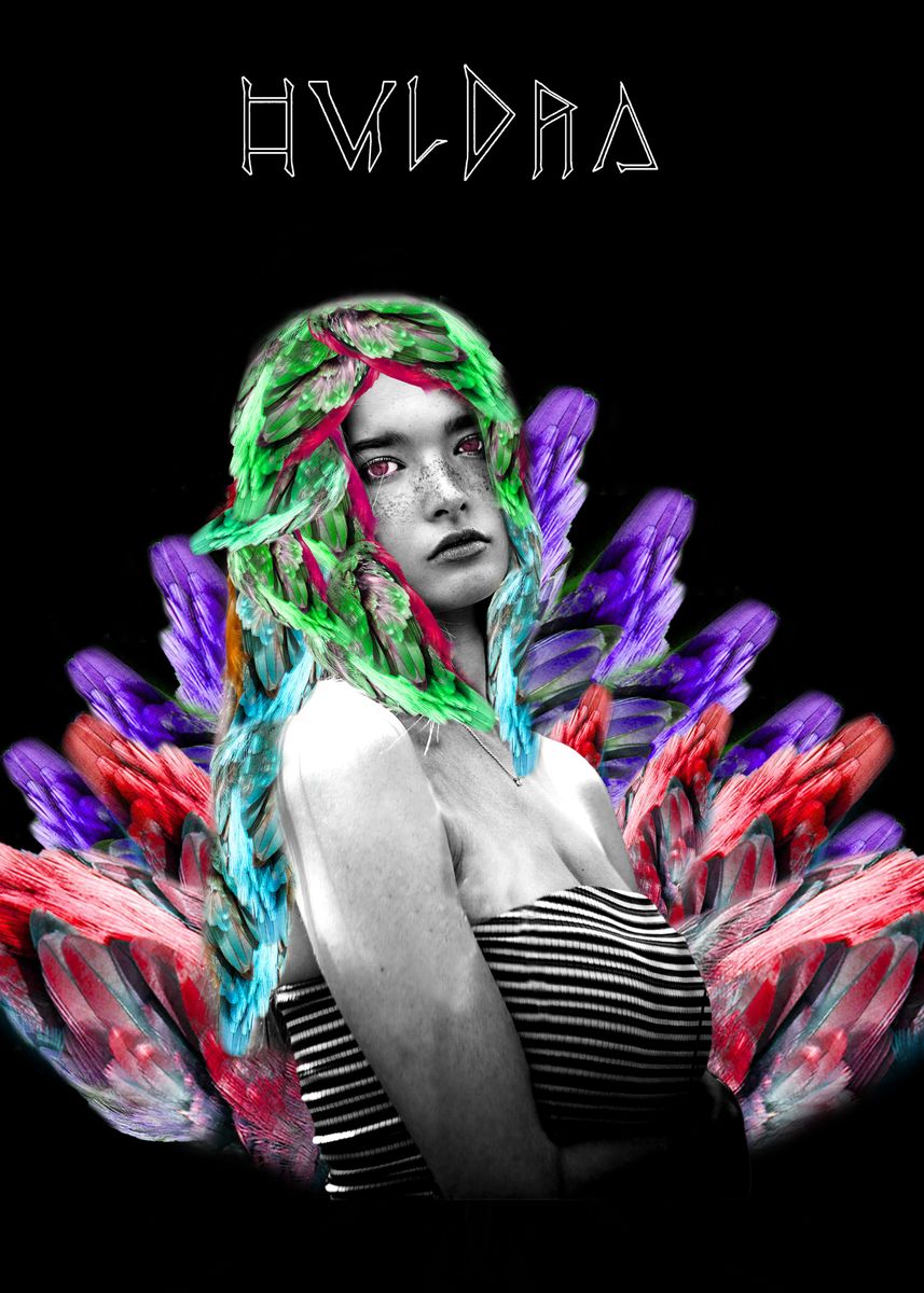 'Huldra ' Poster, picture, metal print, paint by Benedict Hornido ...