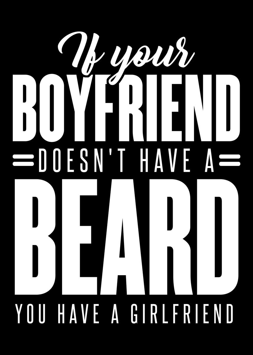 'girlfriend boyfriend funny' Poster, picture, metal print, paint by ...