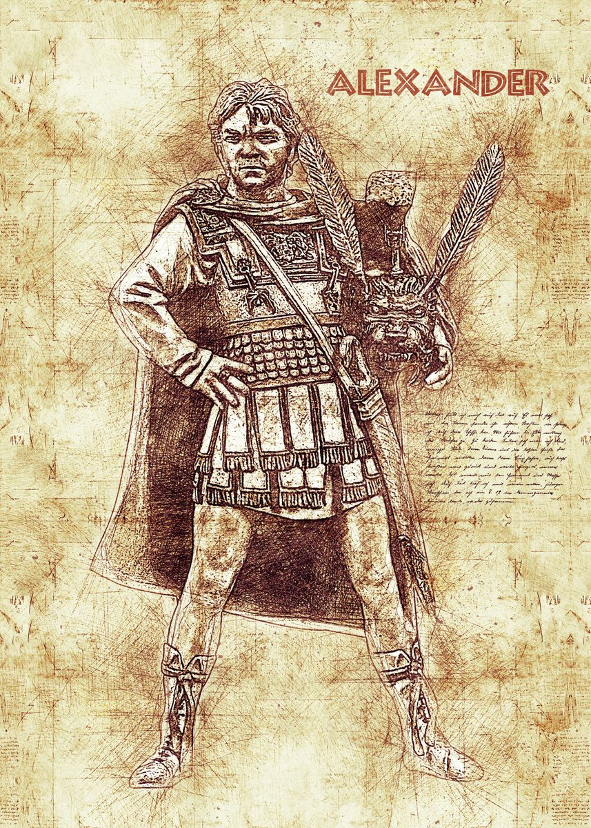 'Alexander the Great' Poster, picture, metal print, paint by Printed ...