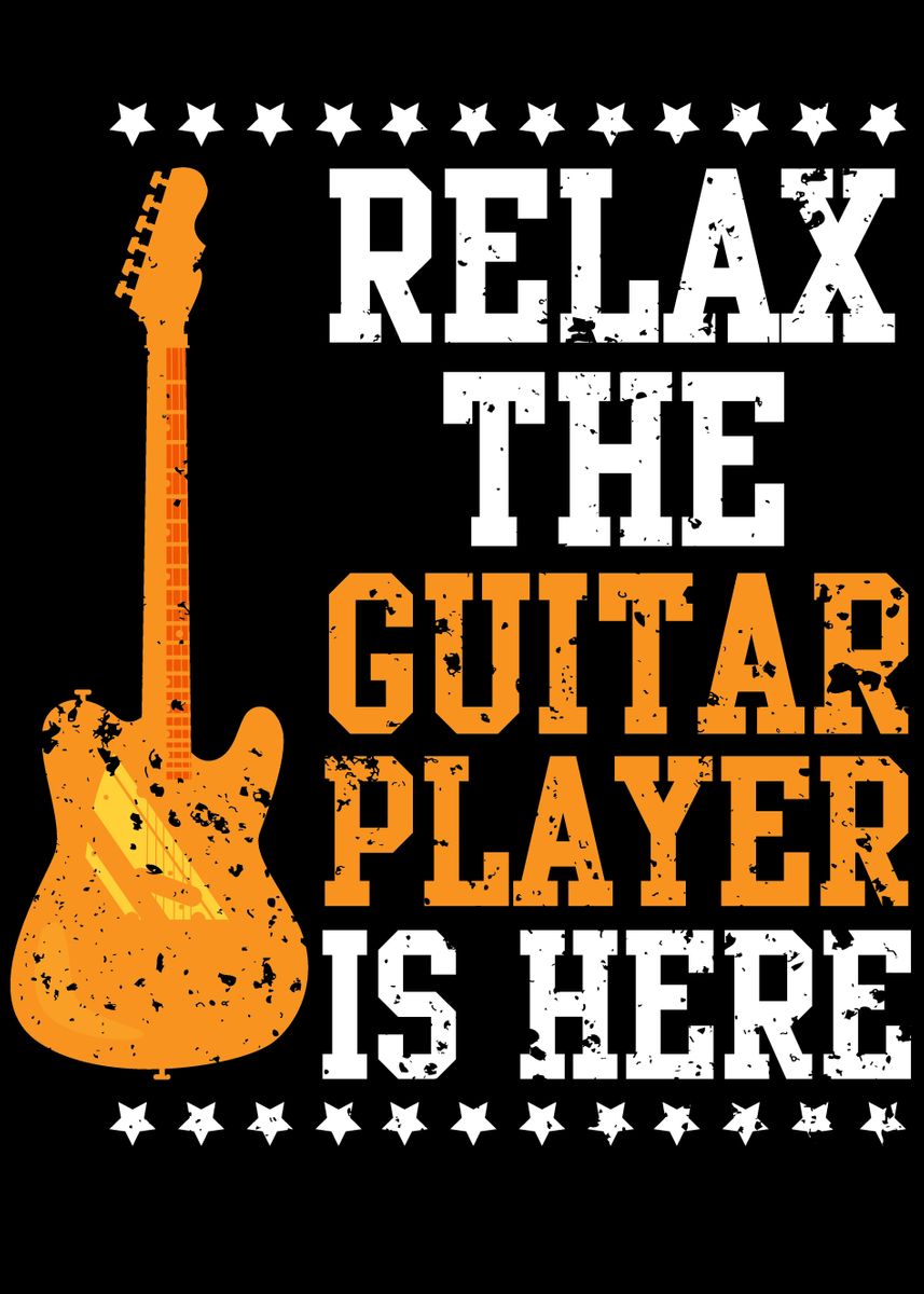'Guitarist Guitar Musician' Poster by Alexander Roose | Displate