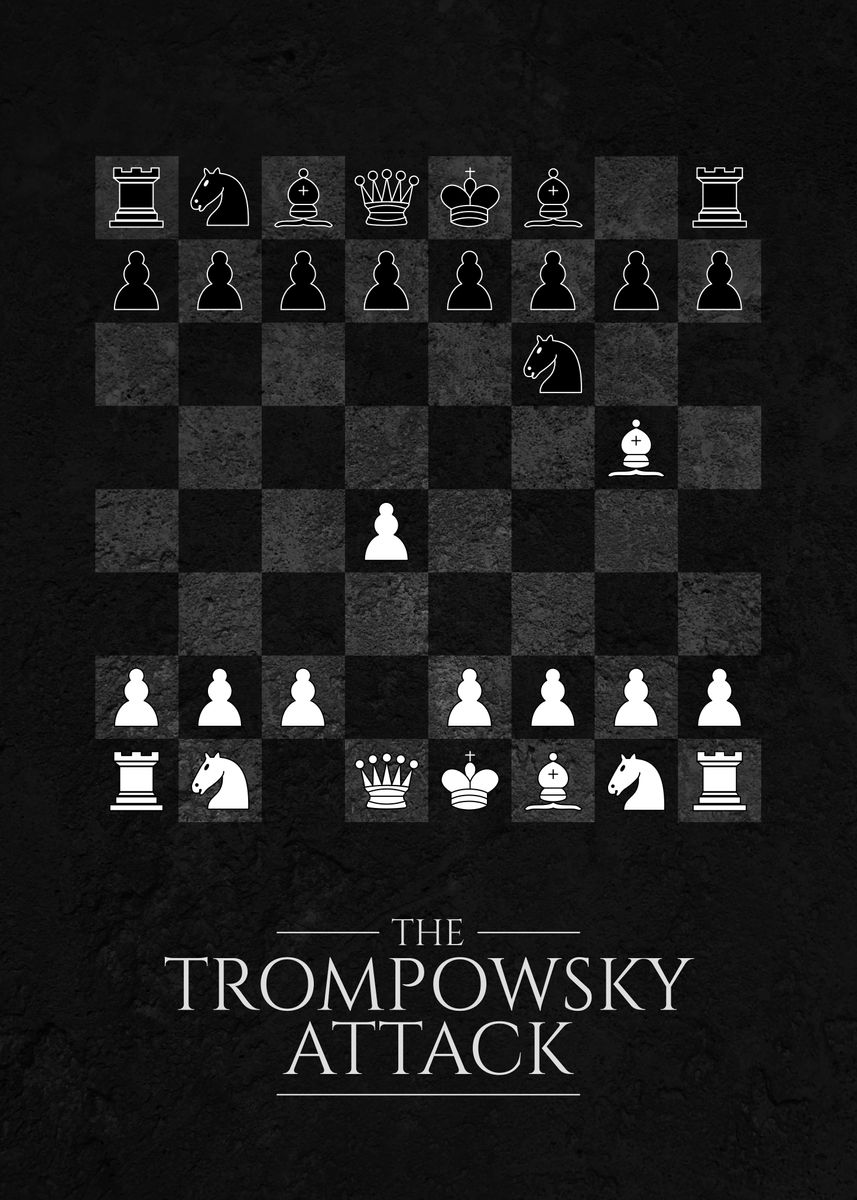'Trompowsky Attack Chess' Poster by IMR Designs | Displate