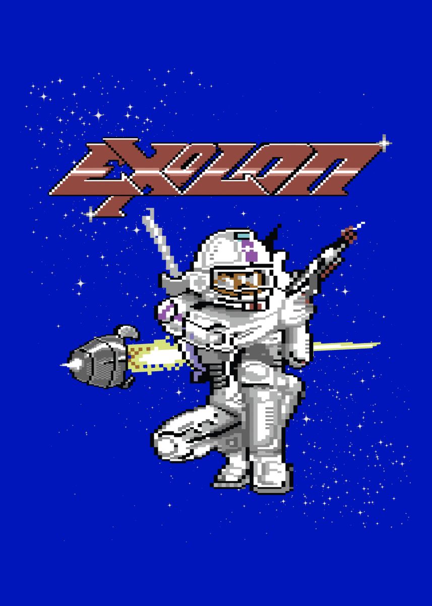 'Exolon' Poster, picture, metal print, paint by Chris Corkin | Displate