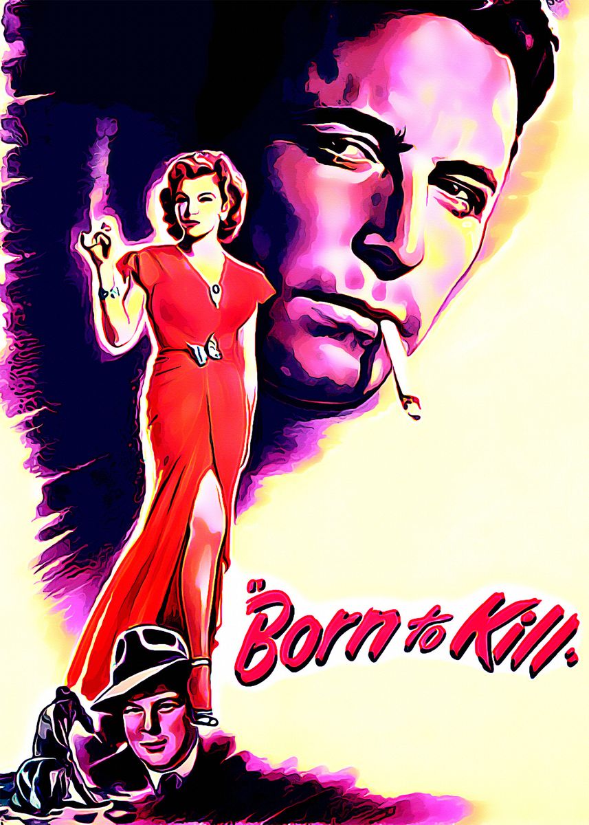 'Born To Kill' Poster, picture, metal print, paint by Katerina Lim ...