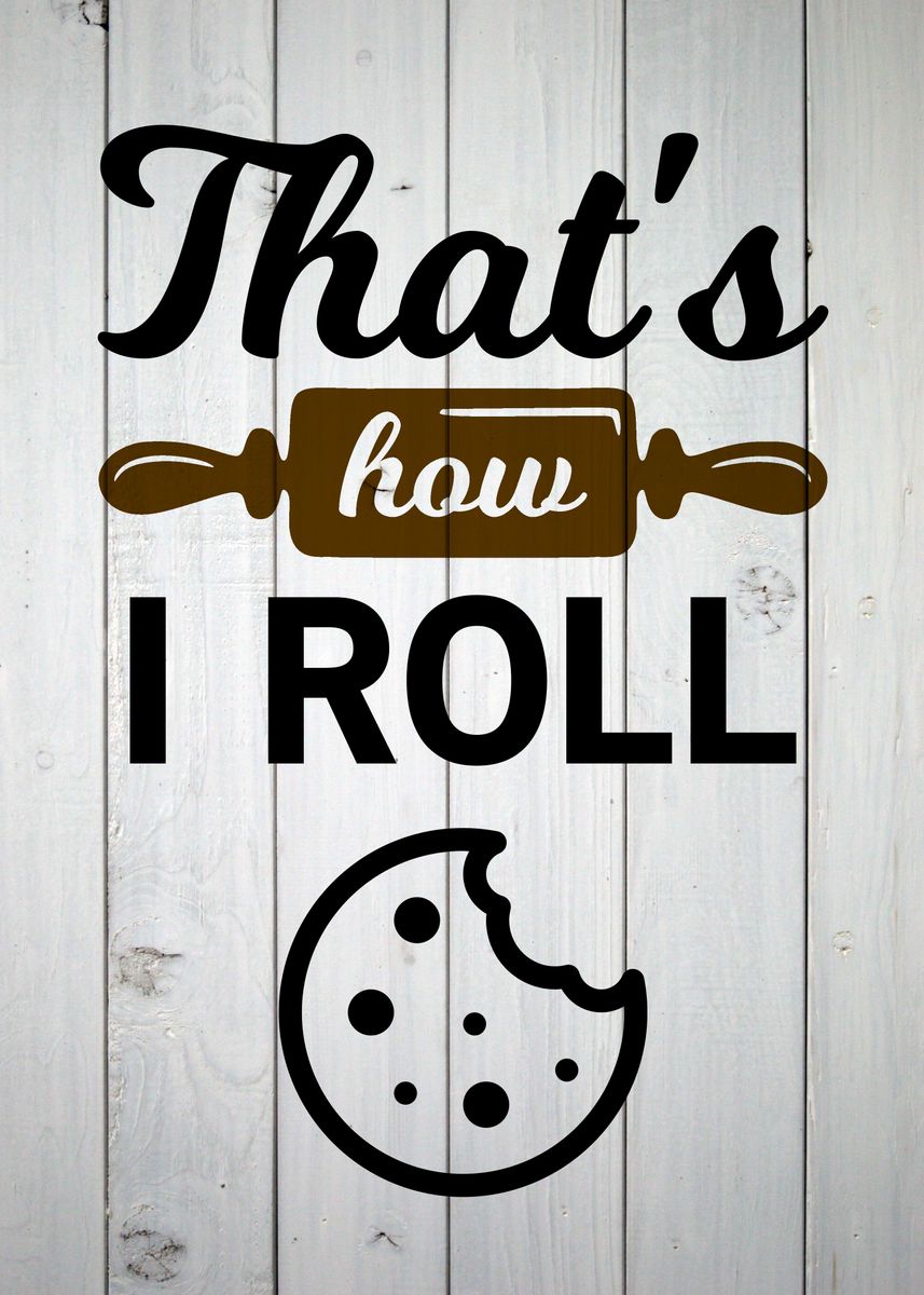 'ROLLING PIN FARMHOUSE' Poster by Atomic Chinook | Displate