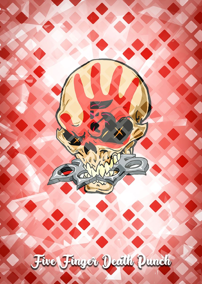 'Five Finger Death Punch' Poster, picture, metal print, paint by ...