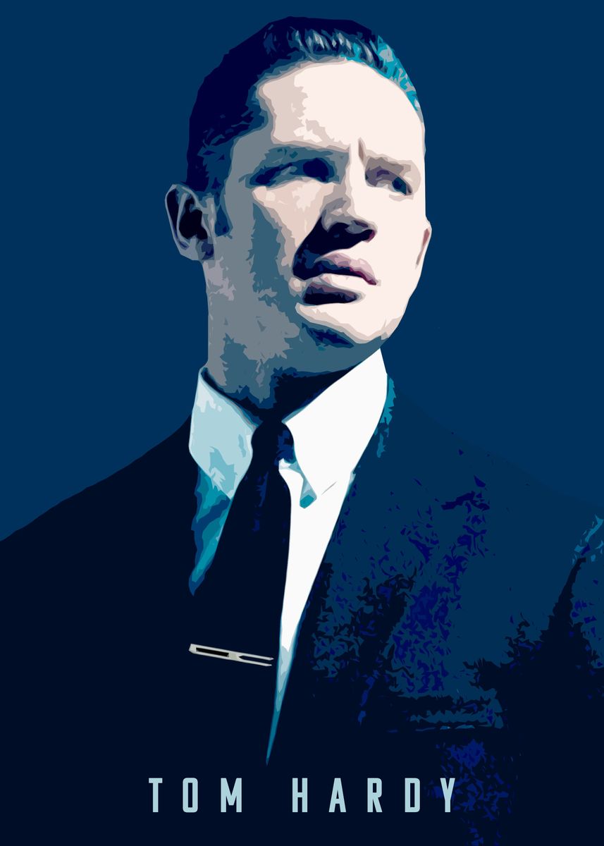 'Tom Hardy' Poster, picture, metal print, paint by BS Design | Displate