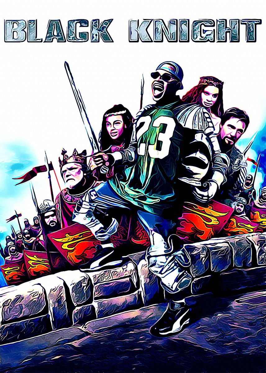 'Black Knight 1' Poster, picture, metal print, paint by Katerina Lim ...